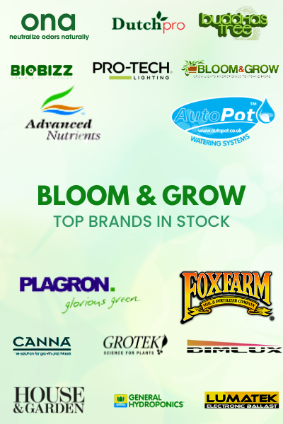 Led Grow Lights - Tents - Nutrients – Bloom & Grow Shop Dublin